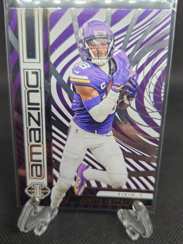 Justin Jefferson 2023 Panini Illusions Amazing Insert #11 Minnesota ...