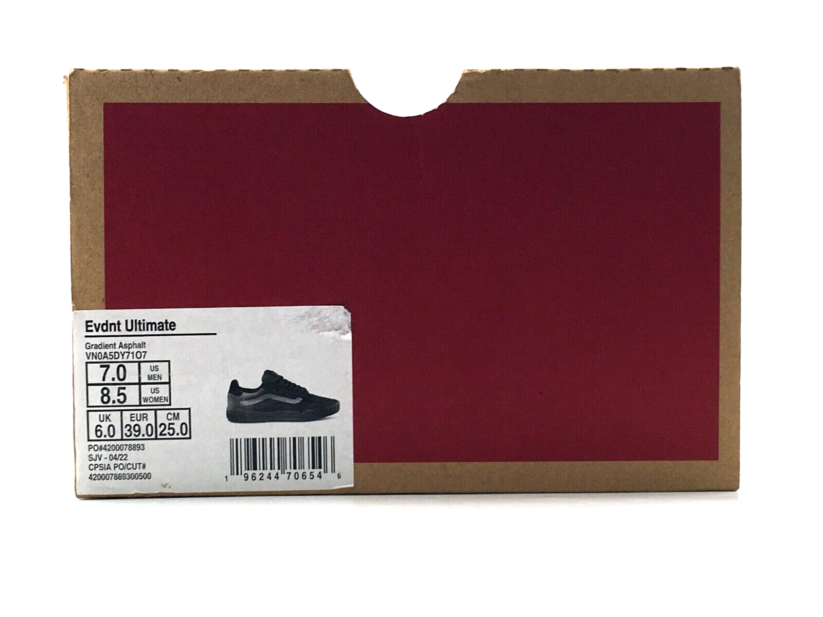VANS EVDNT Ultimate Waffle Sneakers Translucent Gradient Asphalt Grey ...