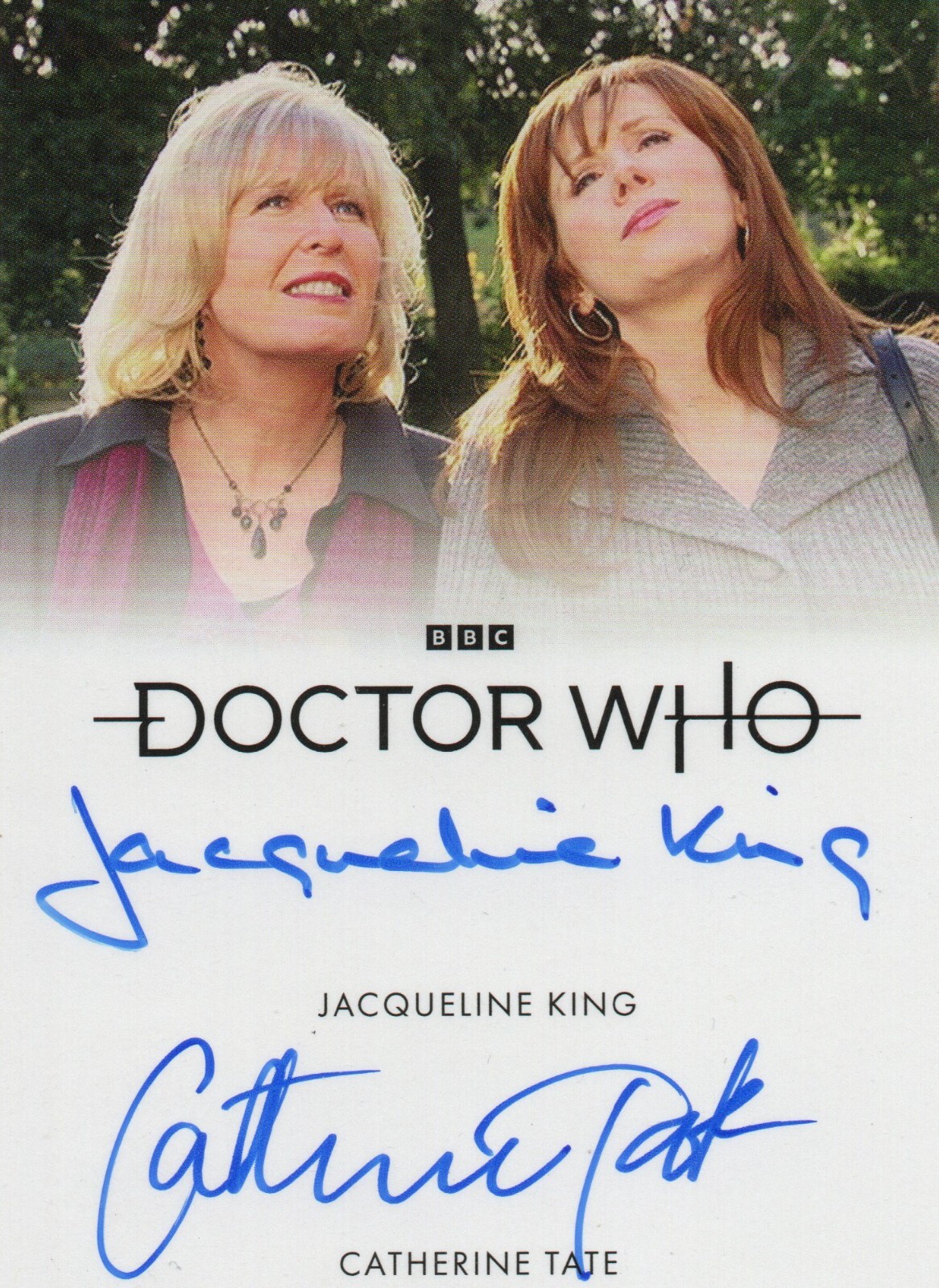 Doctor Who Series 5-7: Jacqueline King & Catherine Tate Dual Autograph ...