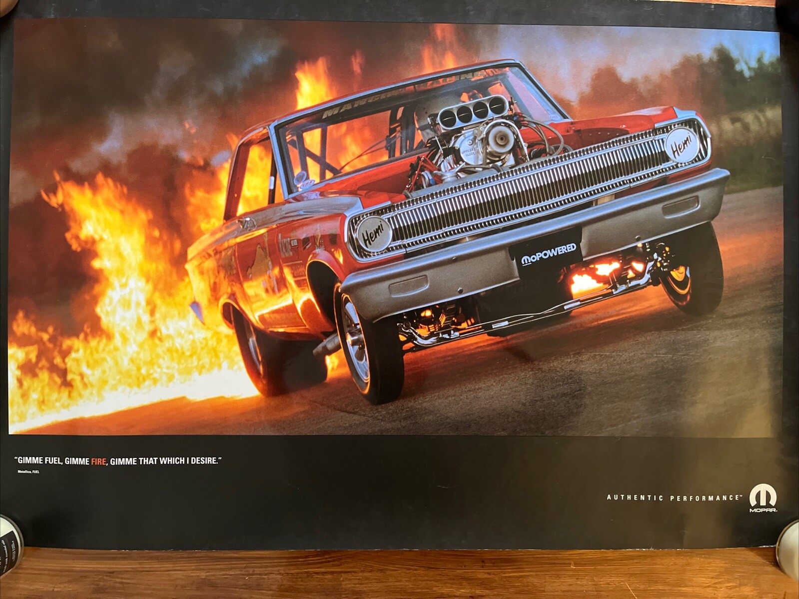 MOPAR Performance Night Of Fire Poster | eBay