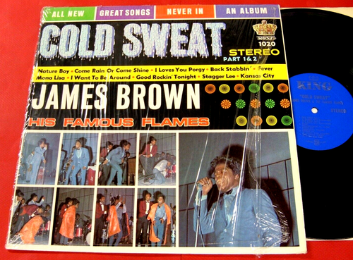 James Brown "COLD SWEAT" 1967, King KS 1020 "Stereo" Blue Labels SW/NM ...