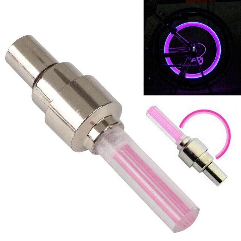 Valve Stem LED CAP for Bike Bicycle Car Motorcycle Wheel Tire Light ...