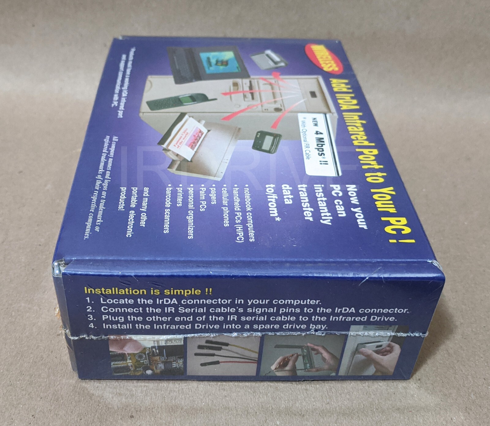 NEW Desktop PC 5.25" Drive Bay IrDA Port for Sharp Secure Infrared ...