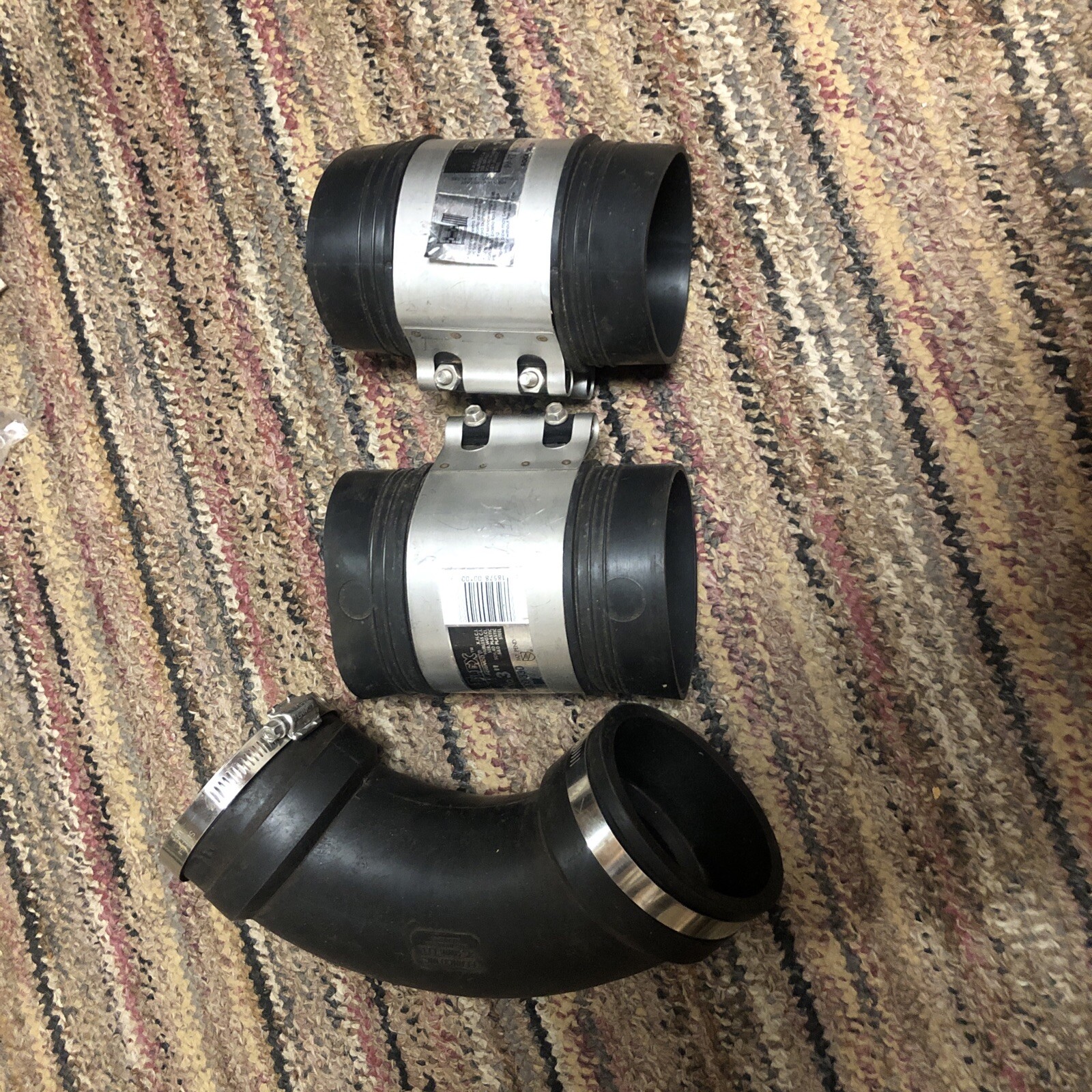 3x Fernco 2 Low Flex 3” 2000-431 & 3” & 1 3” Quick Ell QL-300 ...