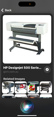 HP DesignJet 500 Color Inkjet Plotter 42 in. Large Wide Format Printer ...
