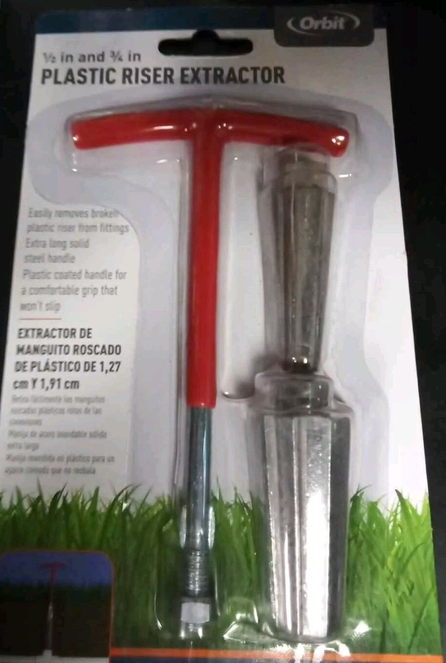 Orbit 26076 Sprinkler System 1/2" & 3/4" Plastic Pipe Nipple Riser ...