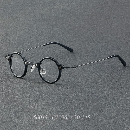 New Style Small Round Acetate Eyeglass Frames Retro Japanese Glasses ...