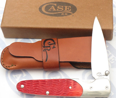 Case XX USA 2005 Stamp 6173L "Slimlock" Liner Lock Knife Red Bovine ...