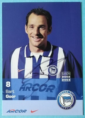 5958 Bart Goor Hertha BSC 2002/03 Autogrammkarte original signiert | eBay.de