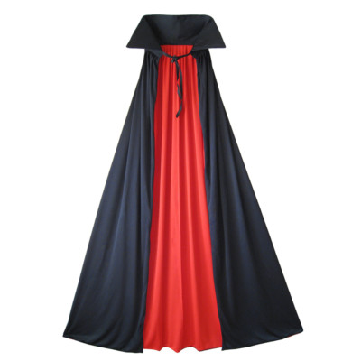 54" Fully Lined Deluxe Adult Vampire Cape with Stand-Up Collar ...