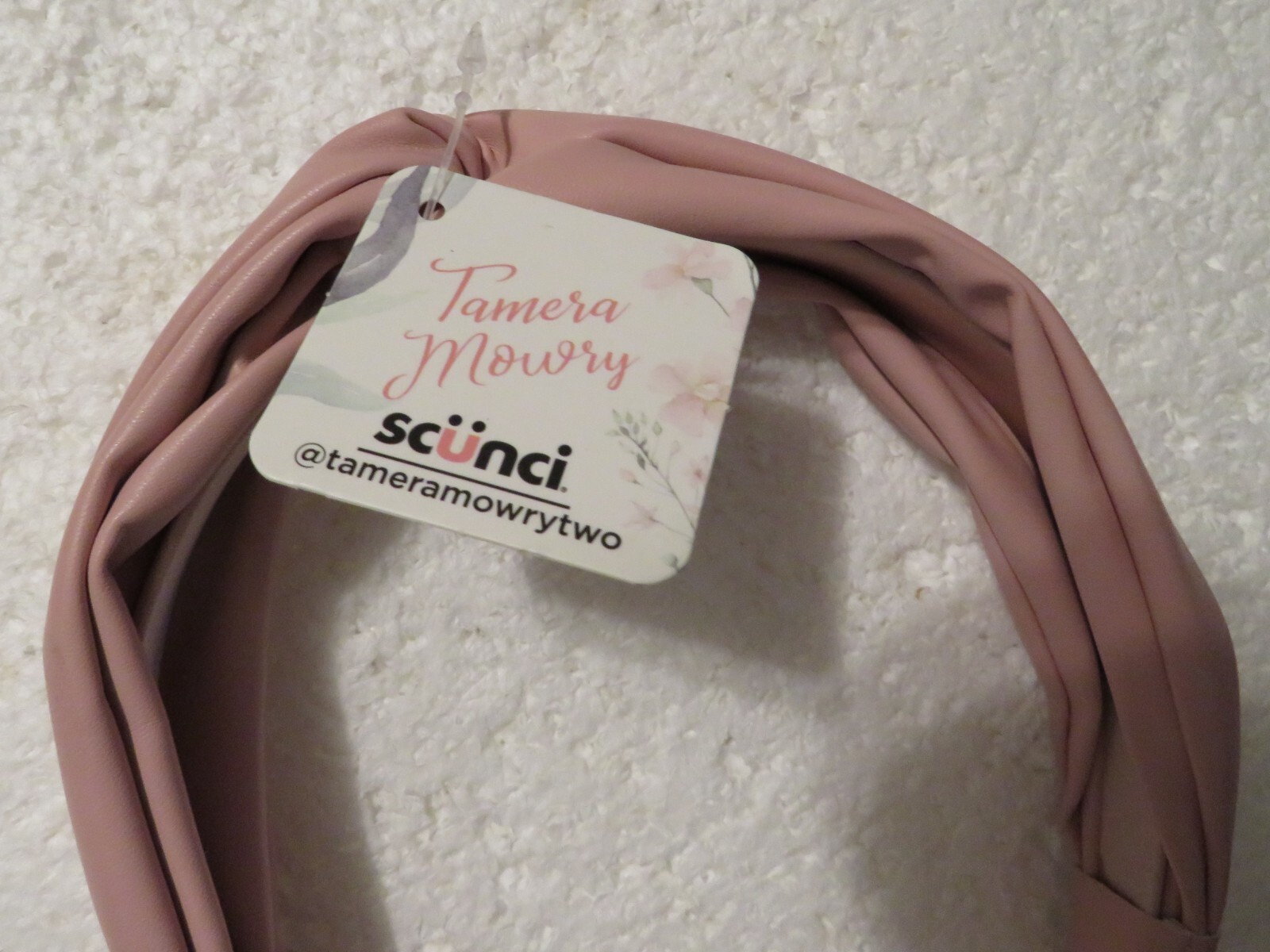 Scunci x Tamera Mowry Faux Leather Headband | eBay