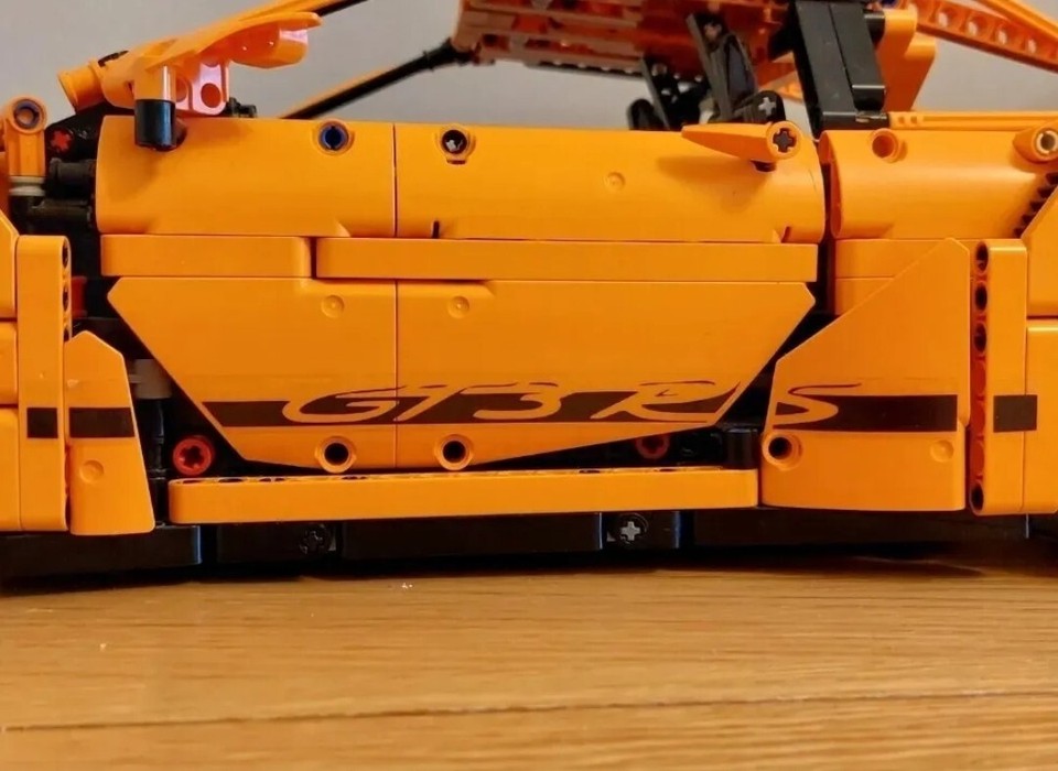 Lego Porsche GT3 RS 42056 Custom Door And Spoiler Sticker Set "GT3 RS ...