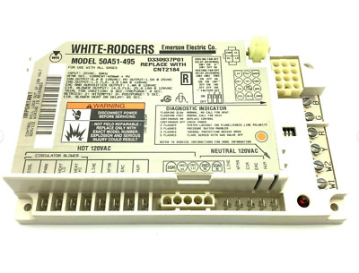 50A51-495 White Rodgers Ignition D330937P01 Control Circuit Board ...