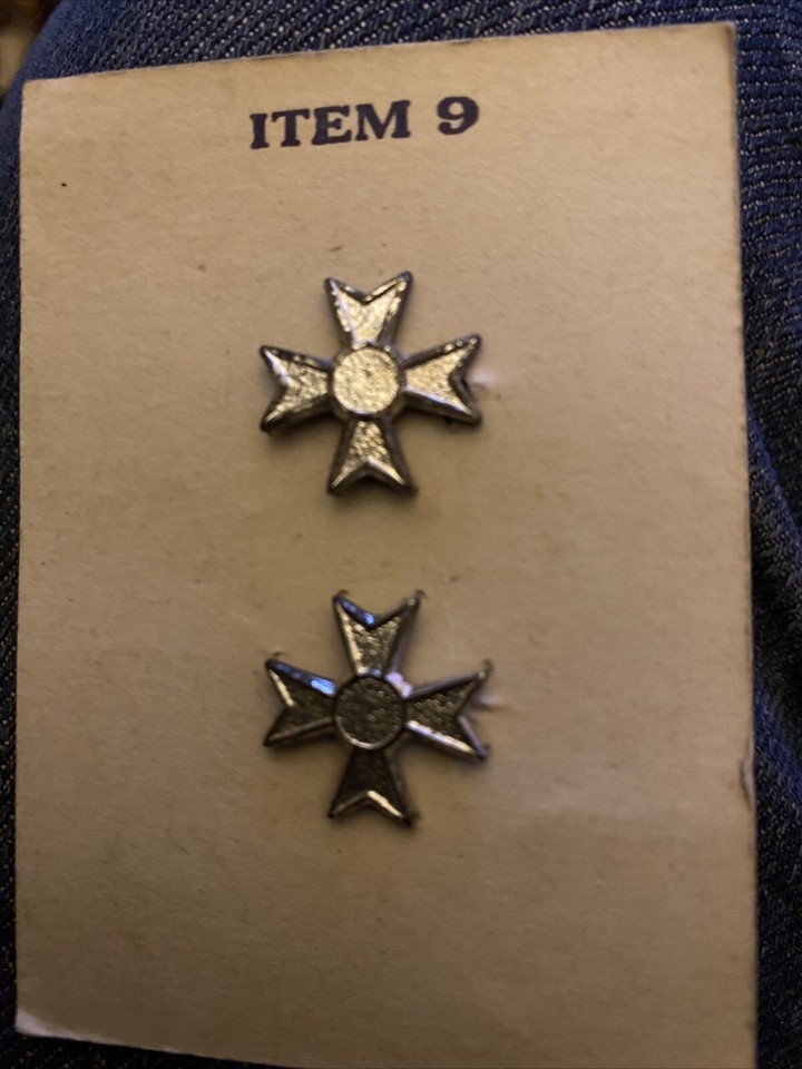 WWII US NAVY Combat Medic Nurse Sterling Service Pin Badge Patch ...