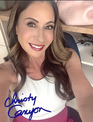 Christy Canyon Film Star Autographed Signed 8.5x11 Photo | eBay