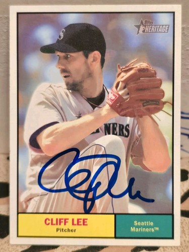 Cliff Lee Signed Autograph All Star HOF Seattle Mariners of fame | eBay