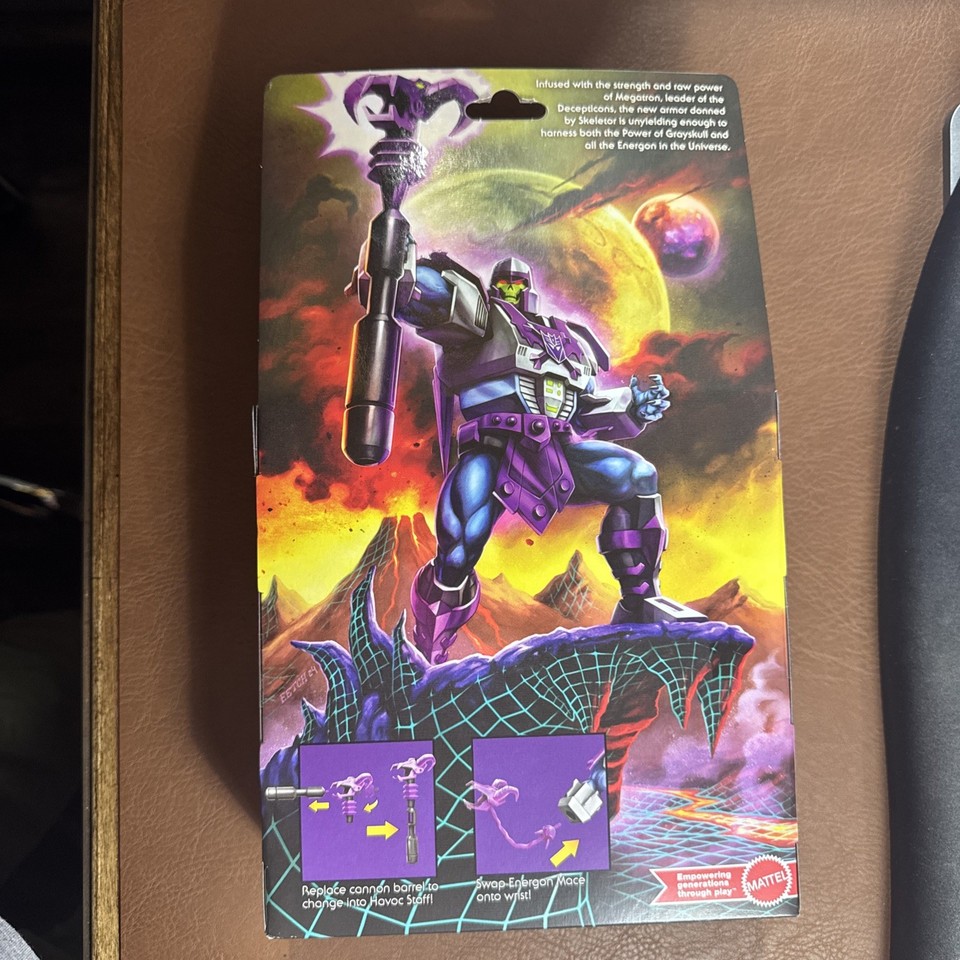 Masters of the Universe x Transformers Megatron Armor Skeletor Mattel ...