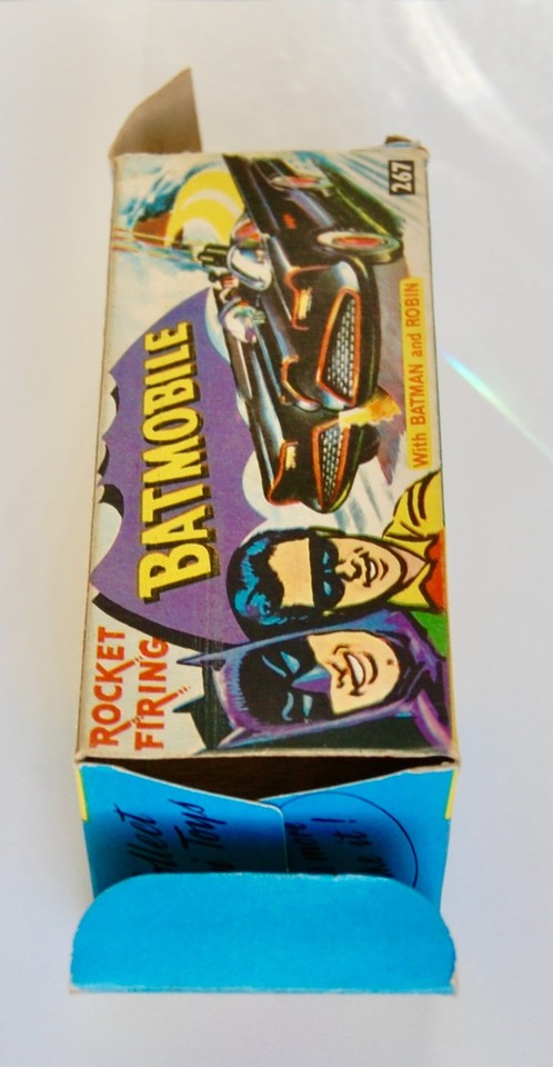 Vintage Corgi 267 1966 Batman Batmobile ORIGINAL OUTER BOX ONLY. | eBay UK