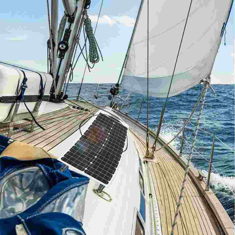 600W Flexible Solar Panel 23% High Efficiency 12V Power Charger RV Boat ...