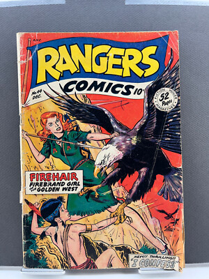 Rangers Comics #44 Fiction House Magazines 1948 1.8 Good Loose Cover | eBay
