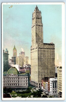 POSTCARD Woolworth Building New York City Skyscraper | eBay