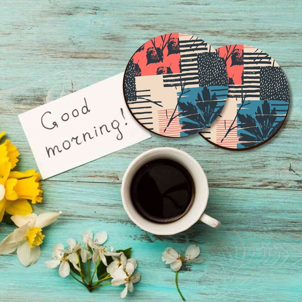 Coasters Set Premium Dining Serveware Coaster Set of 4 for Home and ...