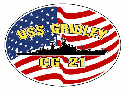 USS GRIDLEY CG 21 DLG 21 Oval Decal / Sticker Military USN Navy S07 | eBay