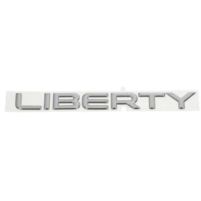 Jeep Liberty Limited Edition Script Emblem Letters Mopar Silver 02 06 ...