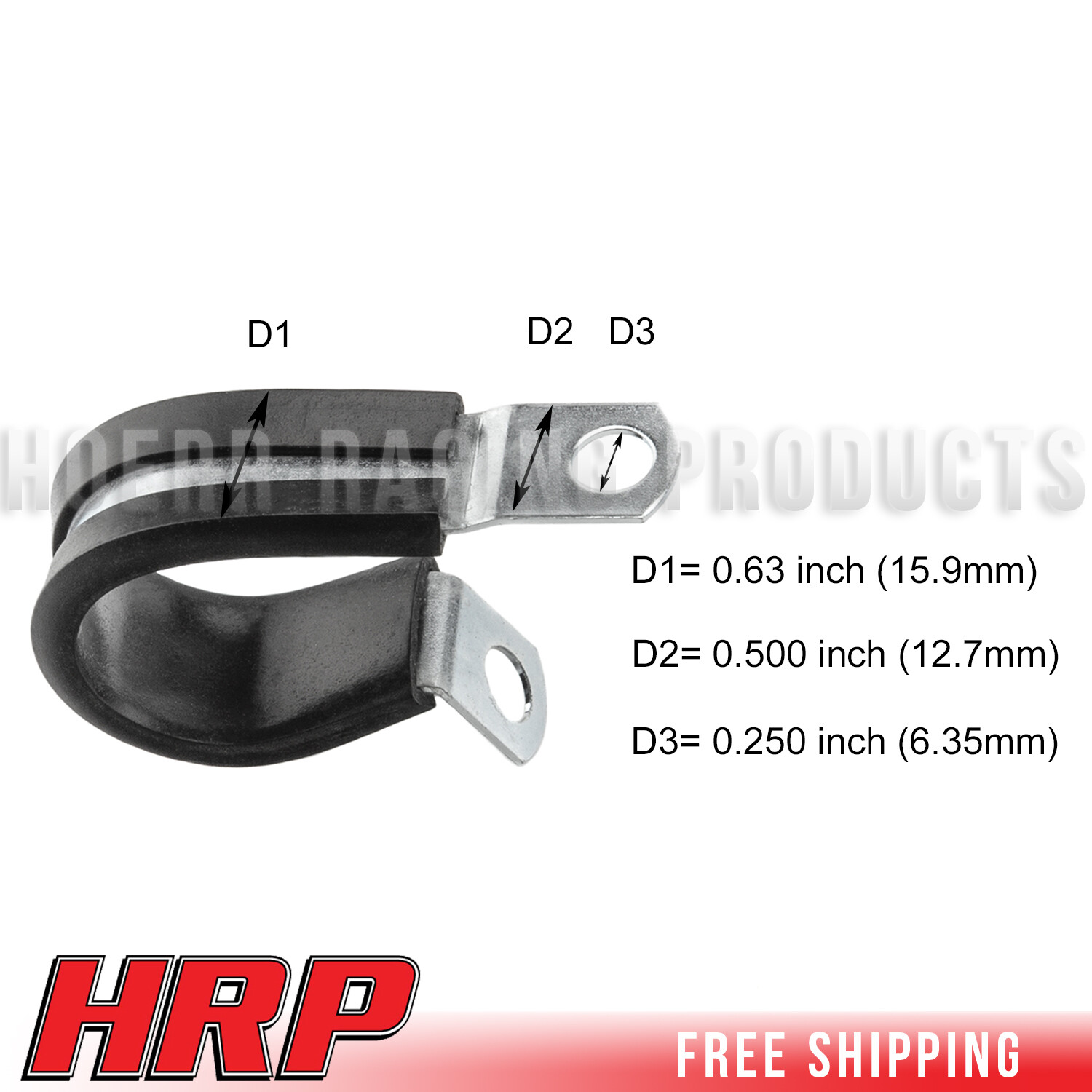 Adel Loop Clamp-13/16" - 10 Pack For Wires, Cables, Hoses, and Lines | eBay