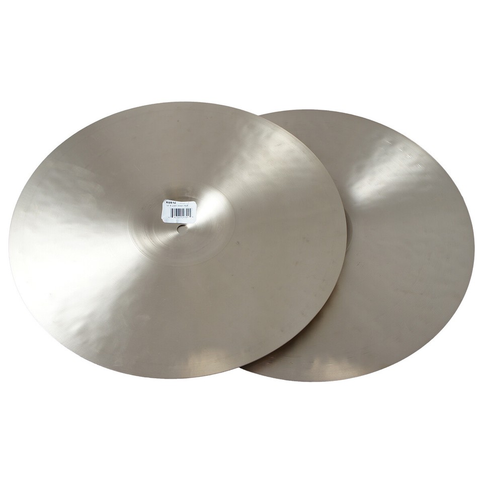 Zildjian K0812 14" Light Hihats Pair Drumset Cymbals Low Pitch Dark ...