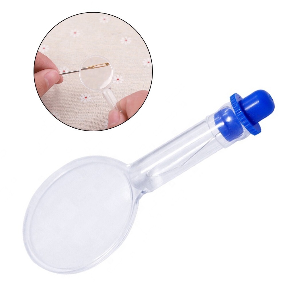 Convenient Plastic Magnifying Glass Needle Threader for the For Elderly ...