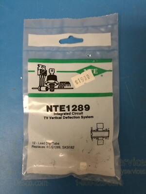 NTE NTE1289 INTEGRATED CIRCUIT TV VERTICAL DEFLECTION SYSTEM 12-LEAD | eBay