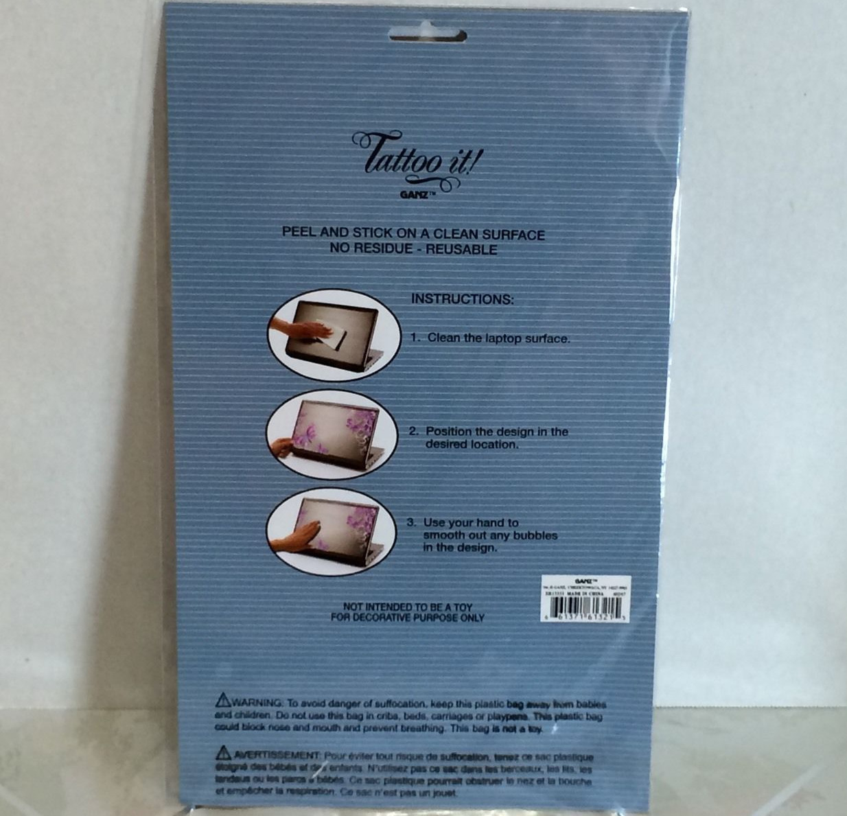 6 PCS Computer Sticker Vinyl Laptop Decal PC Case Mod Flaming Guitar ...