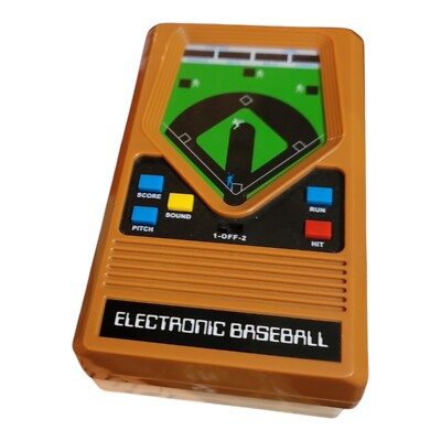 Vtg Electronic Baseball Handheld Game by MATTEL Tabletop Video Tested ...