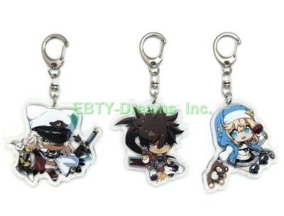 Set of 3 Guilty Gear Acrylic Keychain Bridget, Sol, Ramlethal v1 | eBay