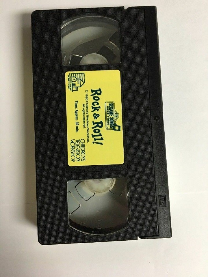 Sesame Street Songs-Rock & Roll [VHS] [VHS Tape] [1990]TESTED-RARE ...