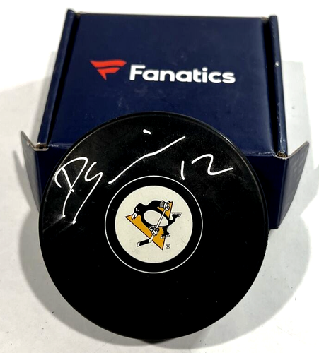 Dominik Simon Pittsburgh Penguins Signed Hockey Puck | eBay