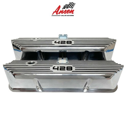 Ford FE 428 Tall Valve Covers Polished - Die-Cast Aluminum - Ansen USA ...