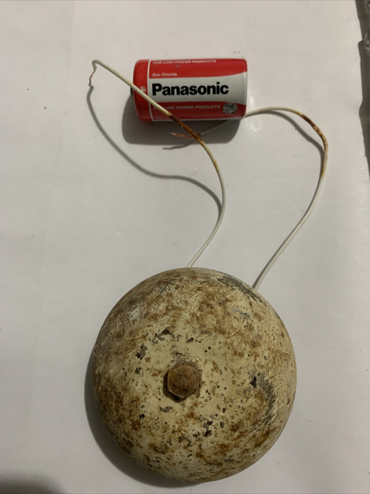 Gent of Leicester Buzzer/Bell 3/4.5 volt AC/DC Bell Round Vintage ...