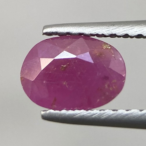 1ct Ruby Unheated Natural Pinkish Red Oval Faceted Precious Gem From Burma | eBay