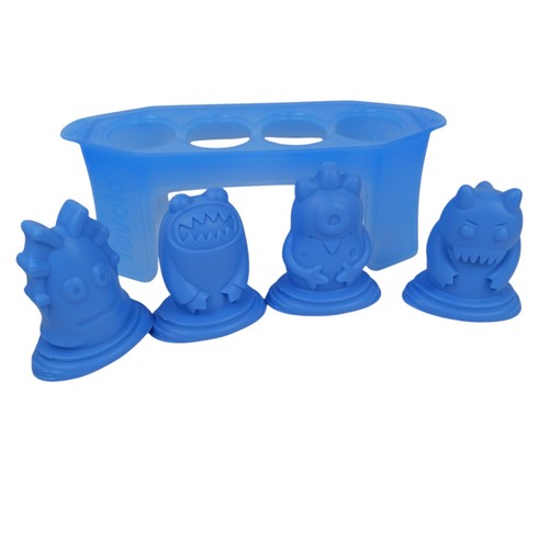 Tovolo Monsters Ice Pop Molds Flexible Silicone Easily-Removable Fun ...