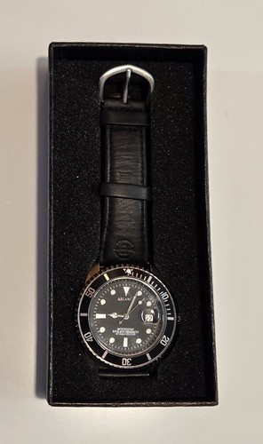 Arlanch 40mm Dive Style Quartz Watch – Black Rotating Bezel - BOXED! L ...