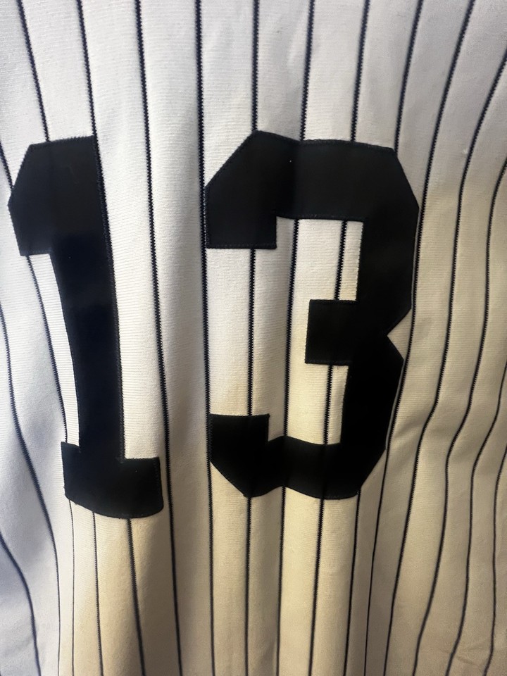 Authentic Alex Rodriguez #13 Russell Jersey New York Yankees Size 52 ...