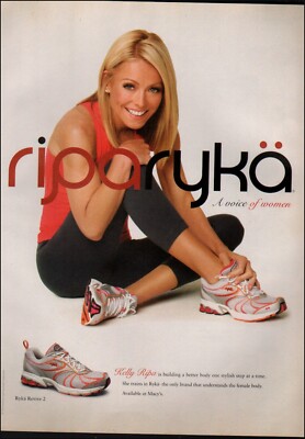 2010 Print ad Ryka Revive 2 with actress talk host Kelly Ripa shoes 12 ...