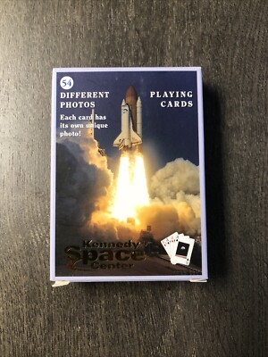 NEW Playing Cards NASA Kennedy Space Center Souvenir 54 Photos FACTORY ...