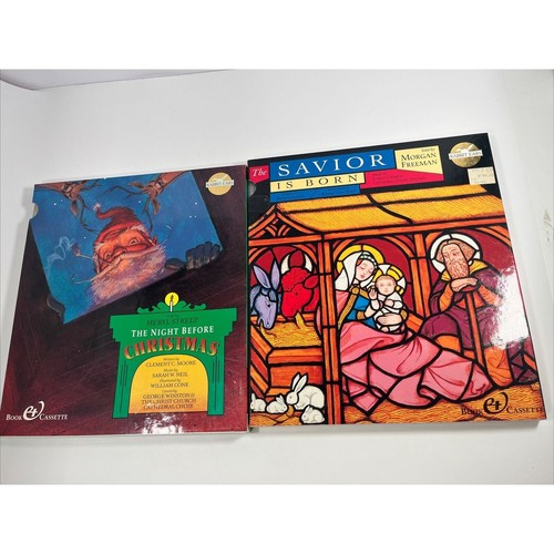 Vtg Rabbit Ears Book & Cassette Tape Story Night Before Christmas ...