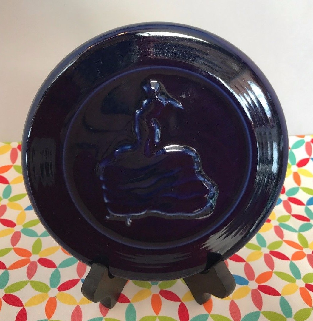 Fiestaware Cobalt Trivet Fiesta Dark Blue Dancing Lady Hot Plate | eBay