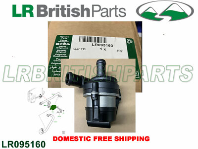 GENUINE LAND ROVER AUXILIARY WATER PUMP 3.0L V6 NEW LR095160 | eBay