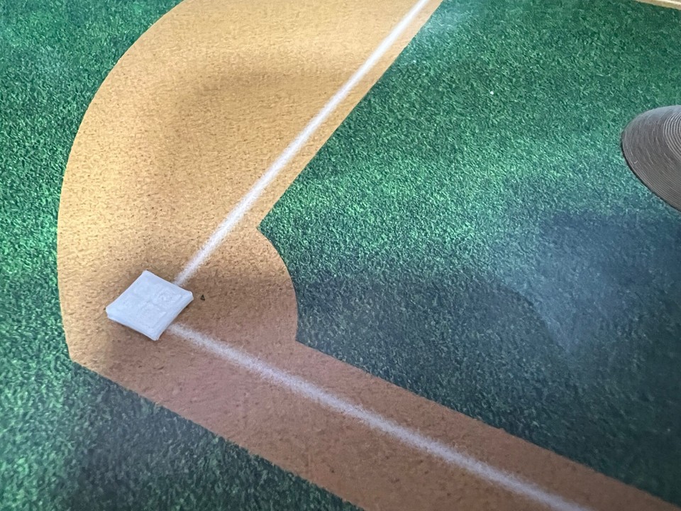 Set of HO Scale Baseball Bases and Pitcher's Mound - Model Train ...