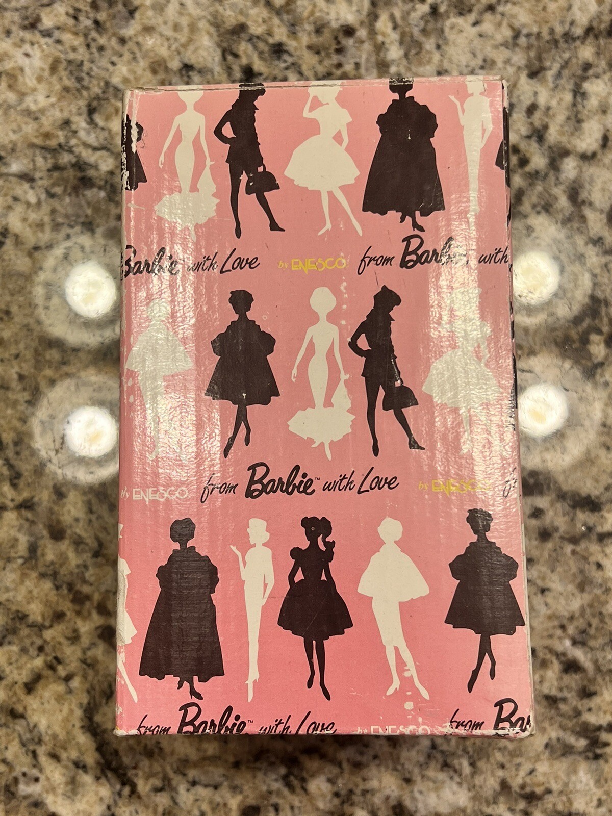 VINTAGE BARBIE HEAD VASE FROM BARBIE WITH LOVE ENESCO SENIOR PROM 1994 ...